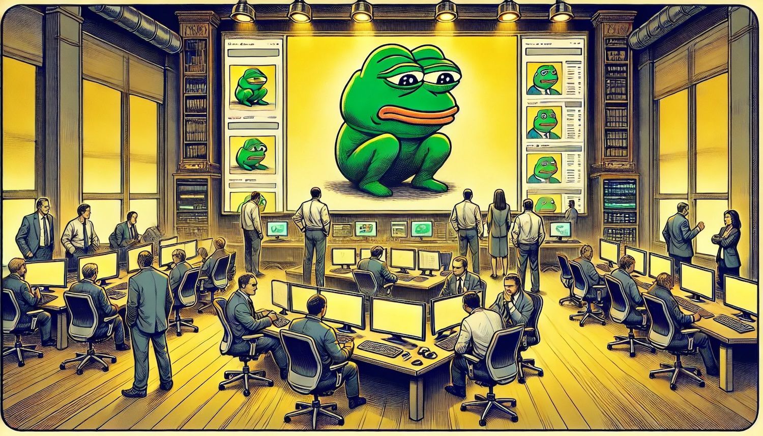 Meme Coin Mayhem: PEPE Falls as New Challenger Emerges | Yellow.com