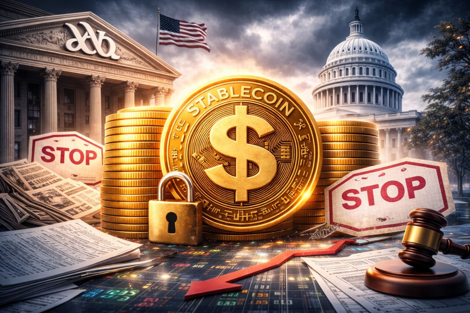 Los bancos de Estados Unidos declaran la guerra a las stablecoins y ...